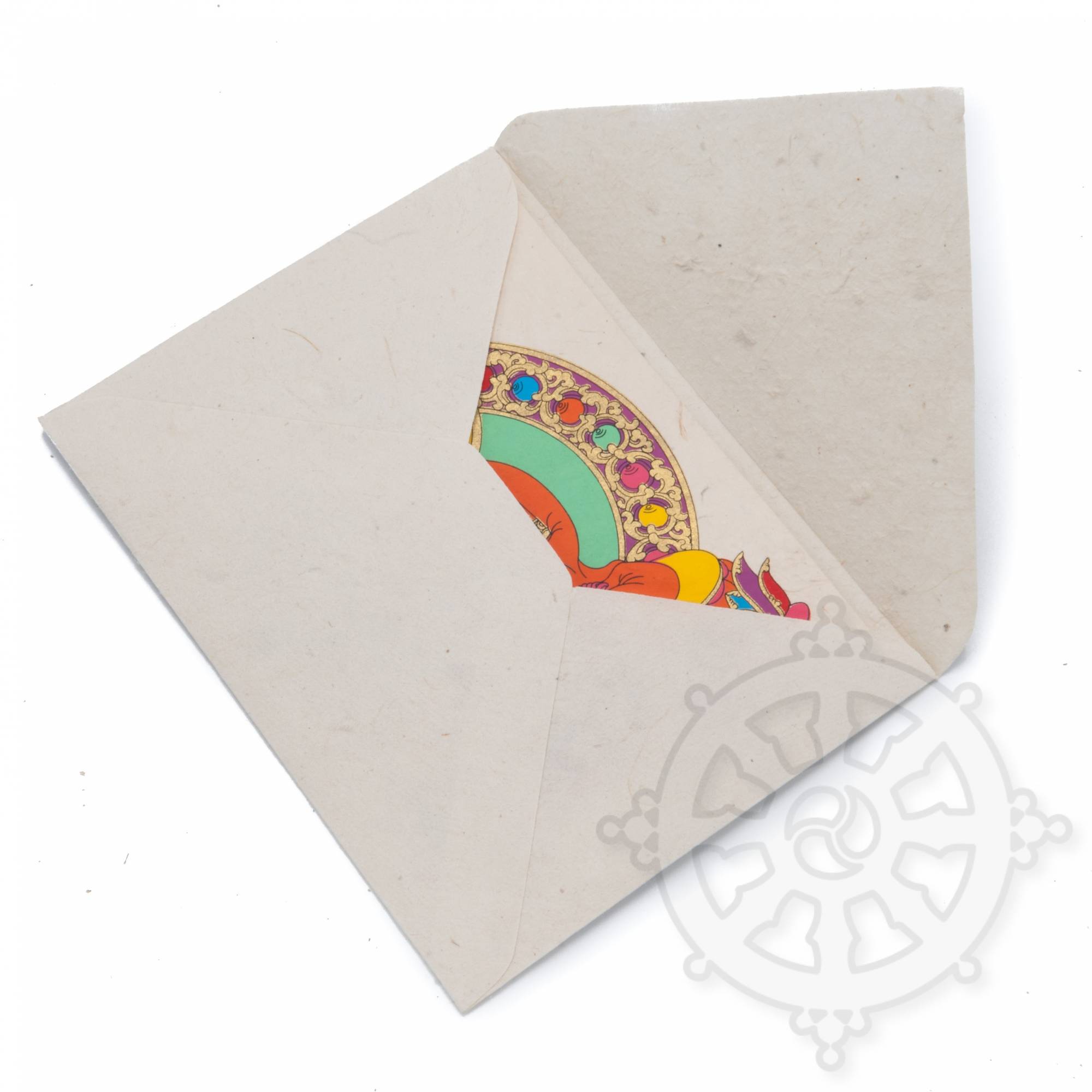 Postcards - Lokta paper - KALACHAKRA (with envelope) - Art of Nepal